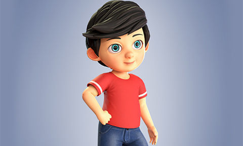 3D model Cartoon Boy VR / AR / low-poly | CGTrader