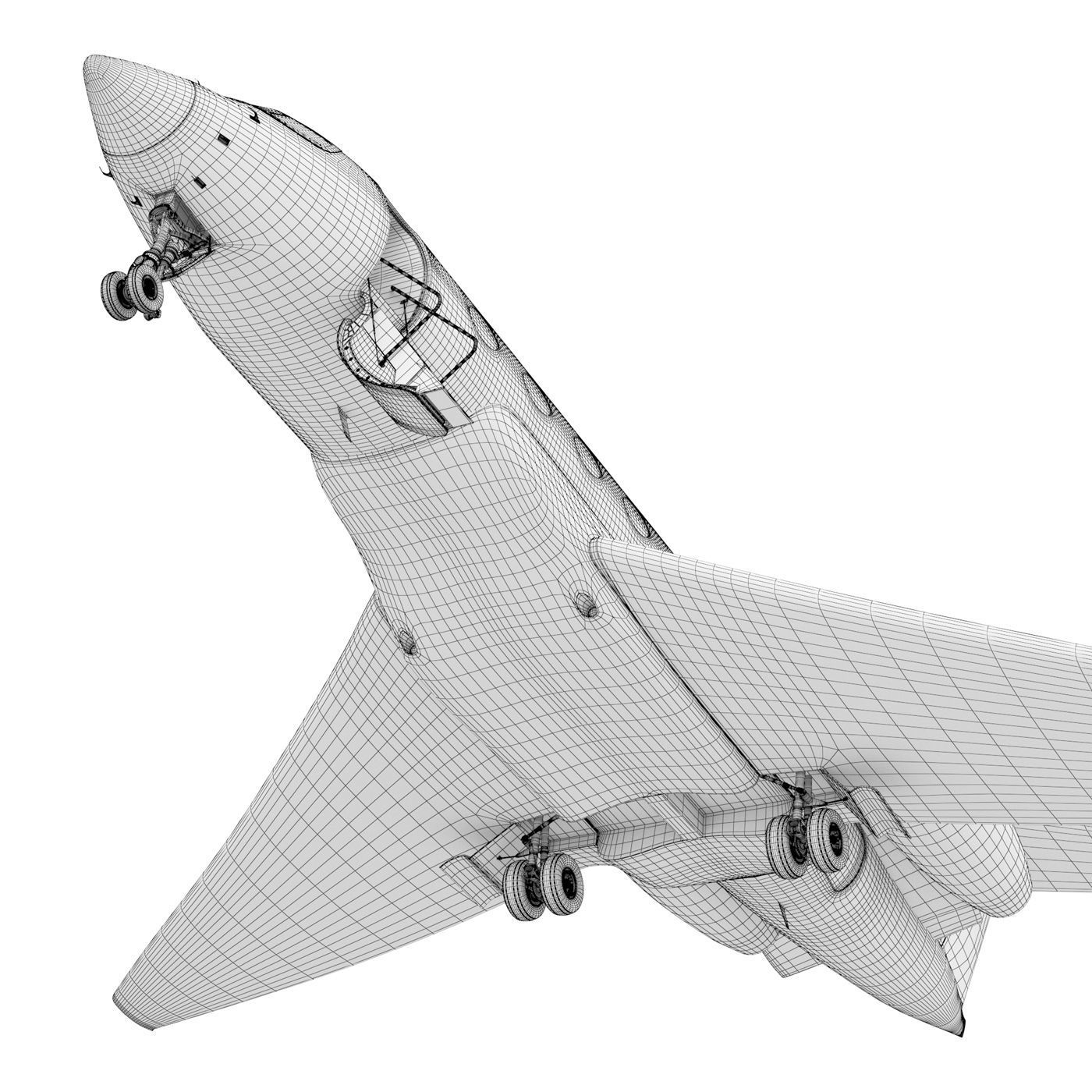 Aircraft G500 3D model | CGTrader