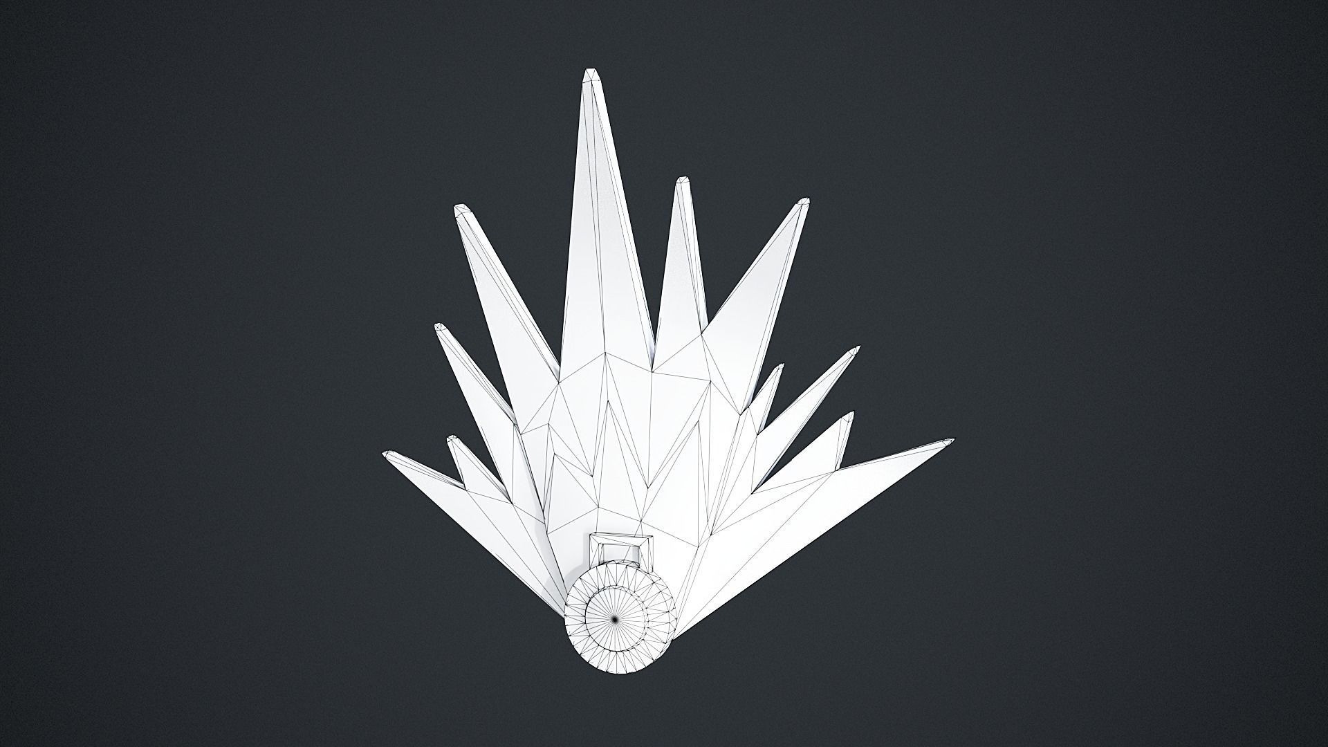 3D model Mine Badge VR / AR / low-poly | CGTrader