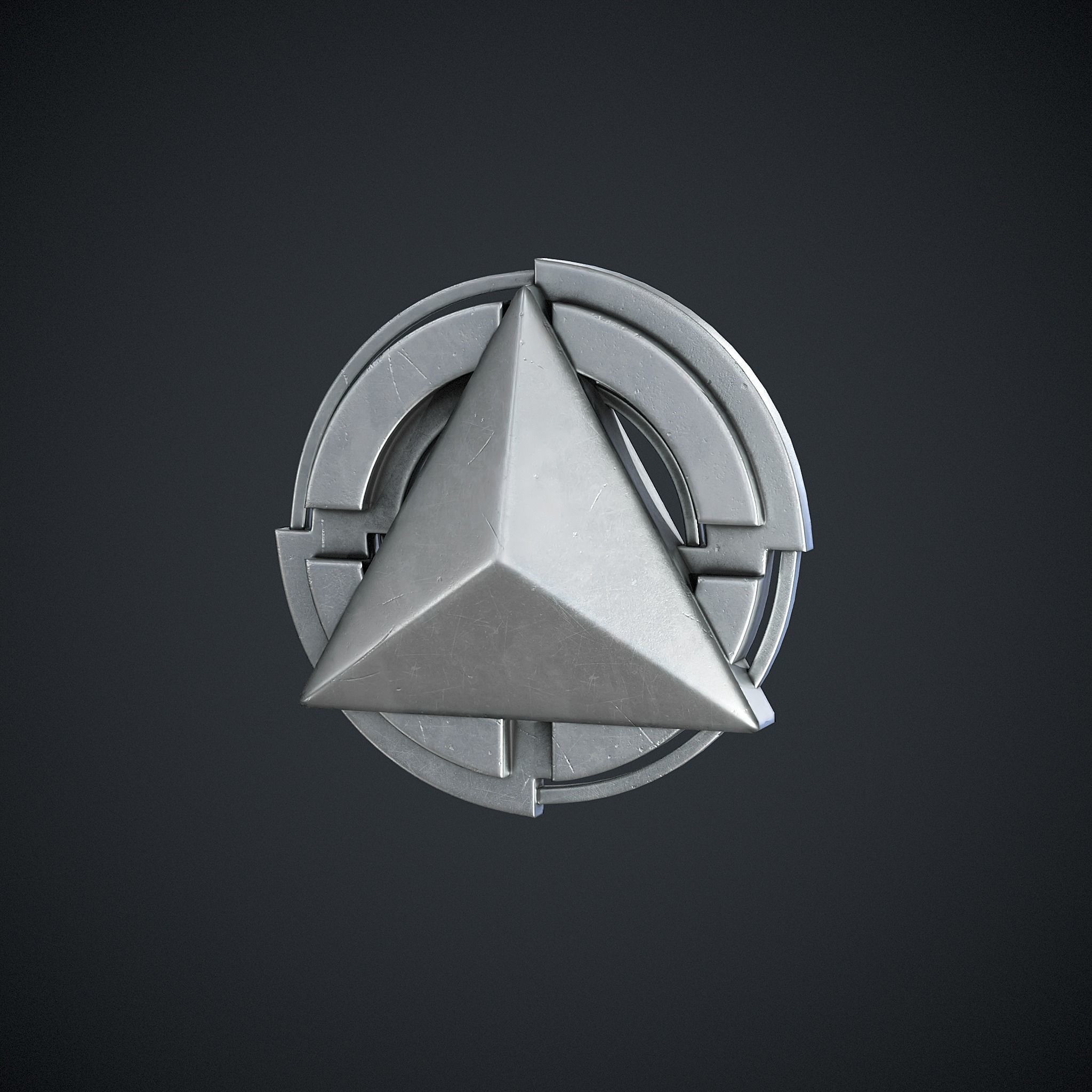 3D model Sci-fi Badge VR / AR / low-poly | CGTrader