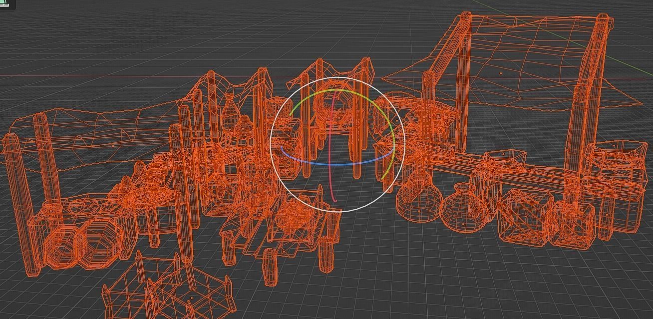 Low - Poly Stylized Market Pack free VR / AR / low-poly 3D model | CGTrader