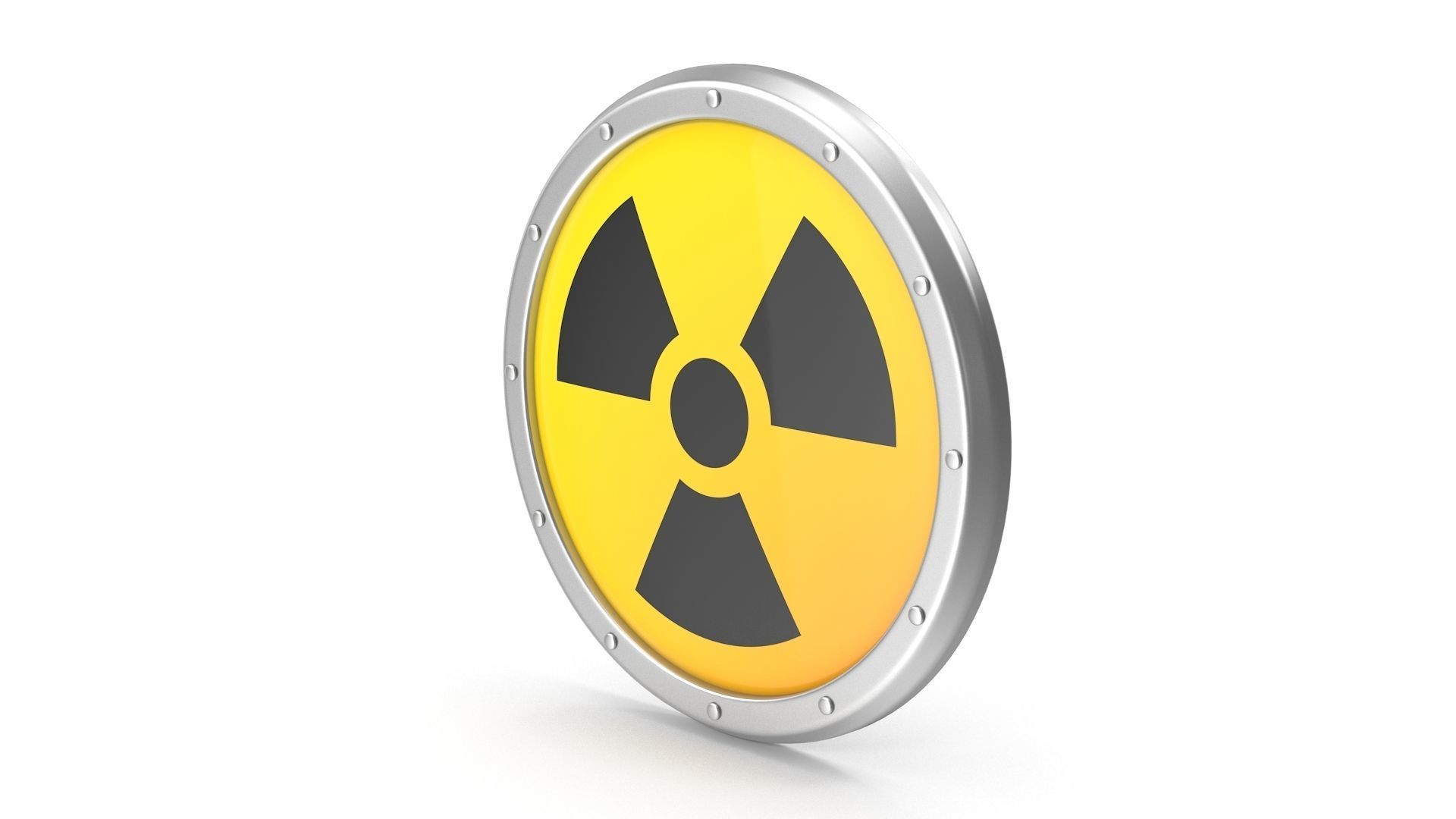 3D model Radiation Symbol VR / AR / low-poly | CGTrader