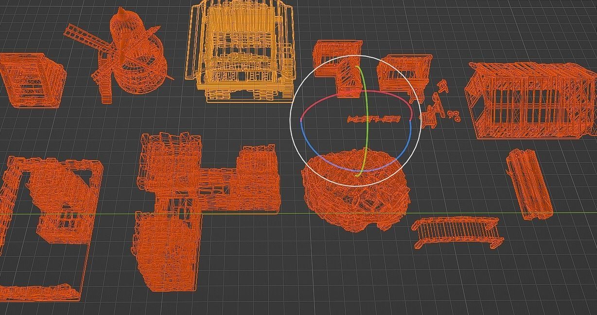 Low-Poly Stylized Building Pack free VR / AR / low-poly 3D model | CGTrader