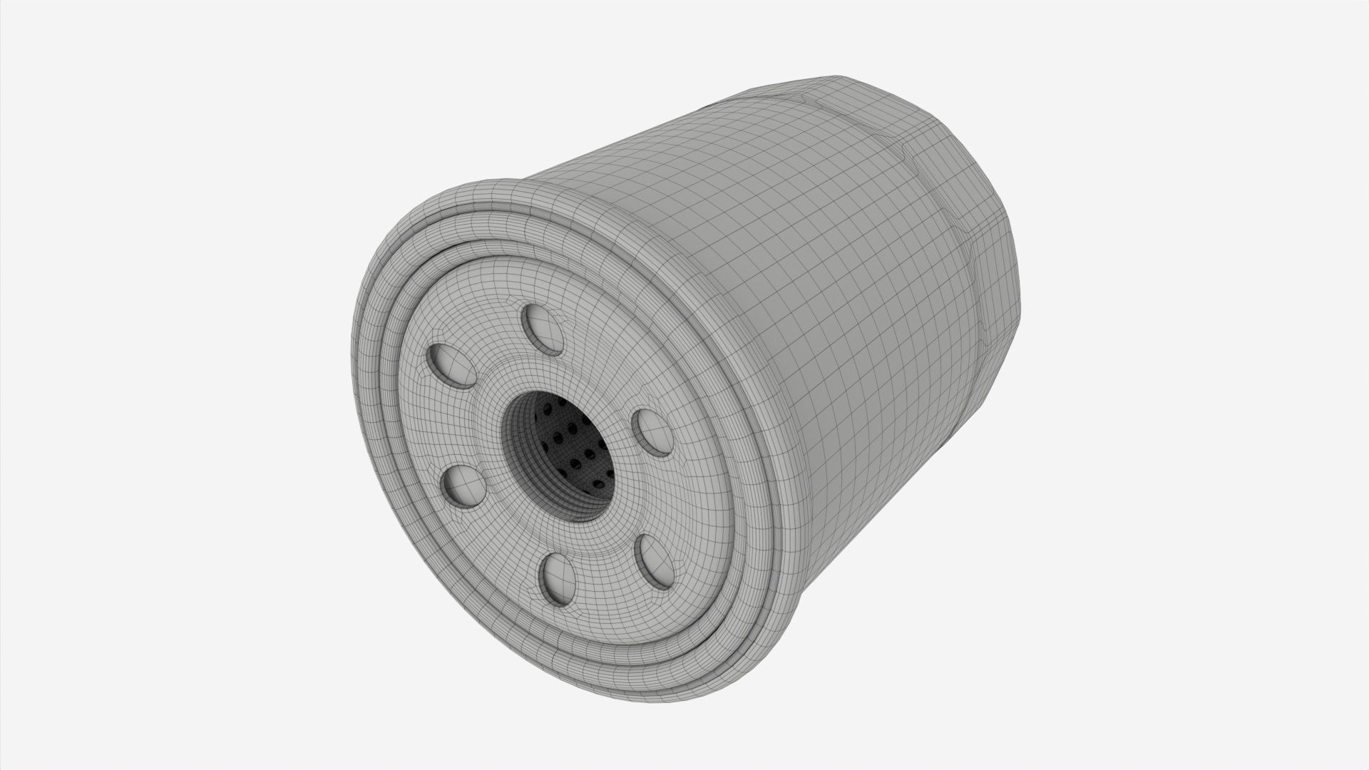 Oil filter 3D model | CGTrader
