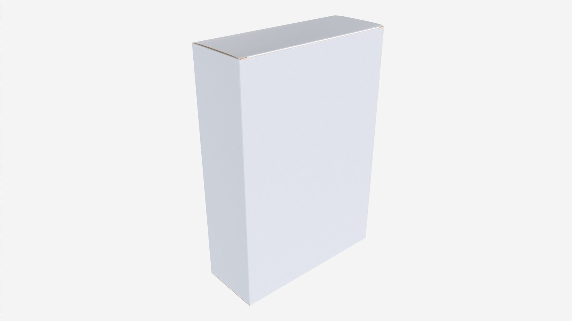 Paper box mockup 15 3D model | CGTrader