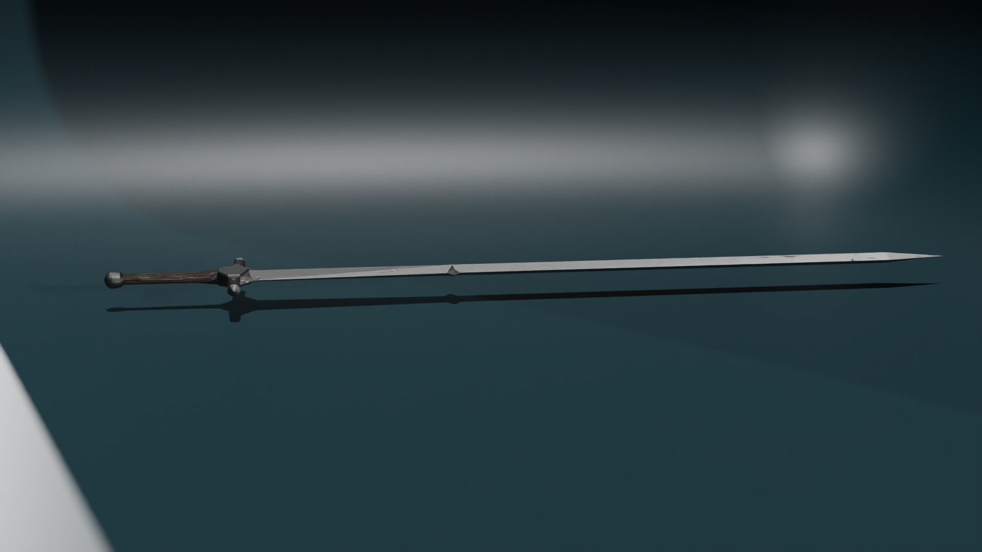 game ready low poly sword free 3D model | CGTrader