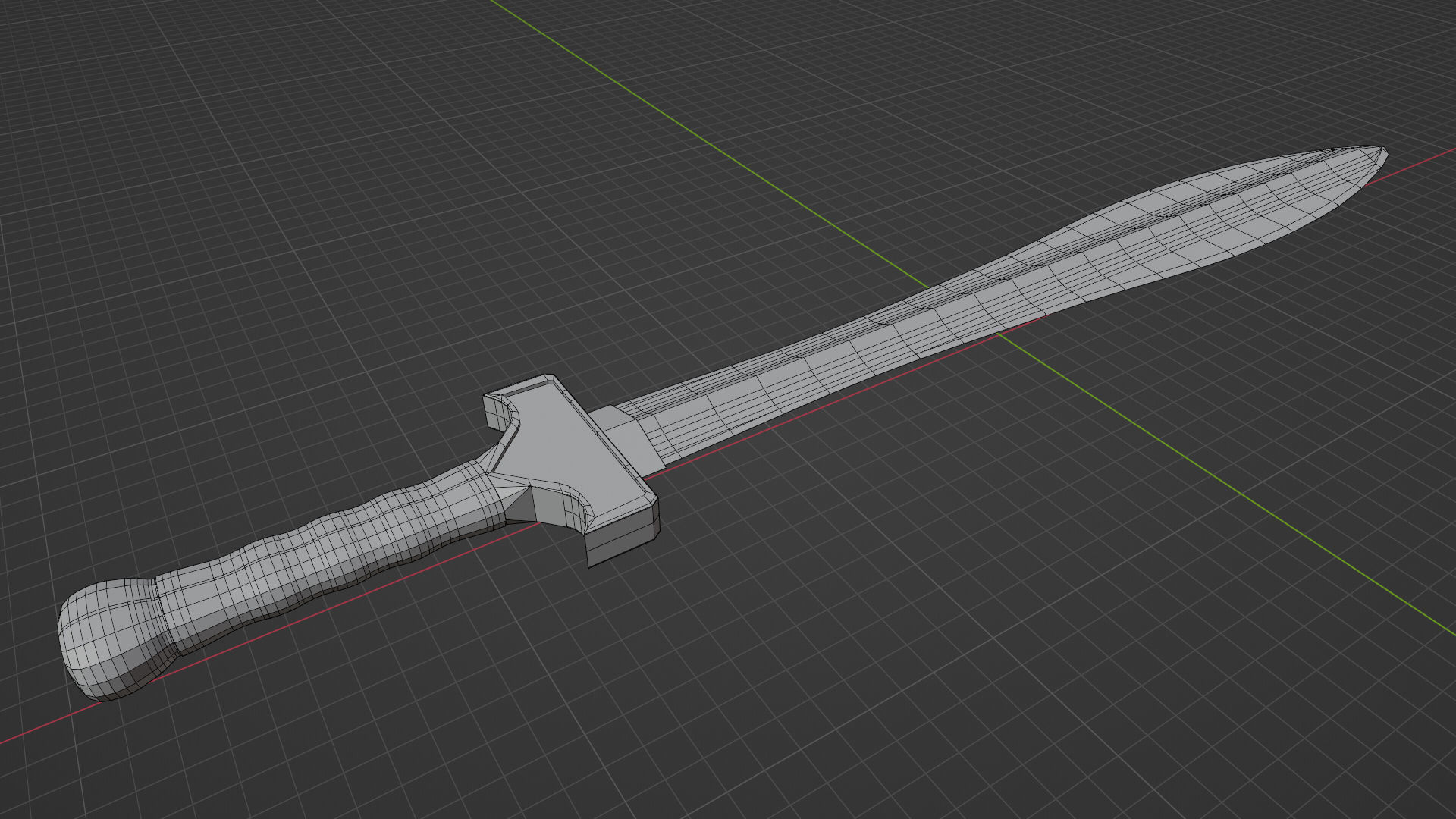 game ready low poly sword free 3D model | CGTrader