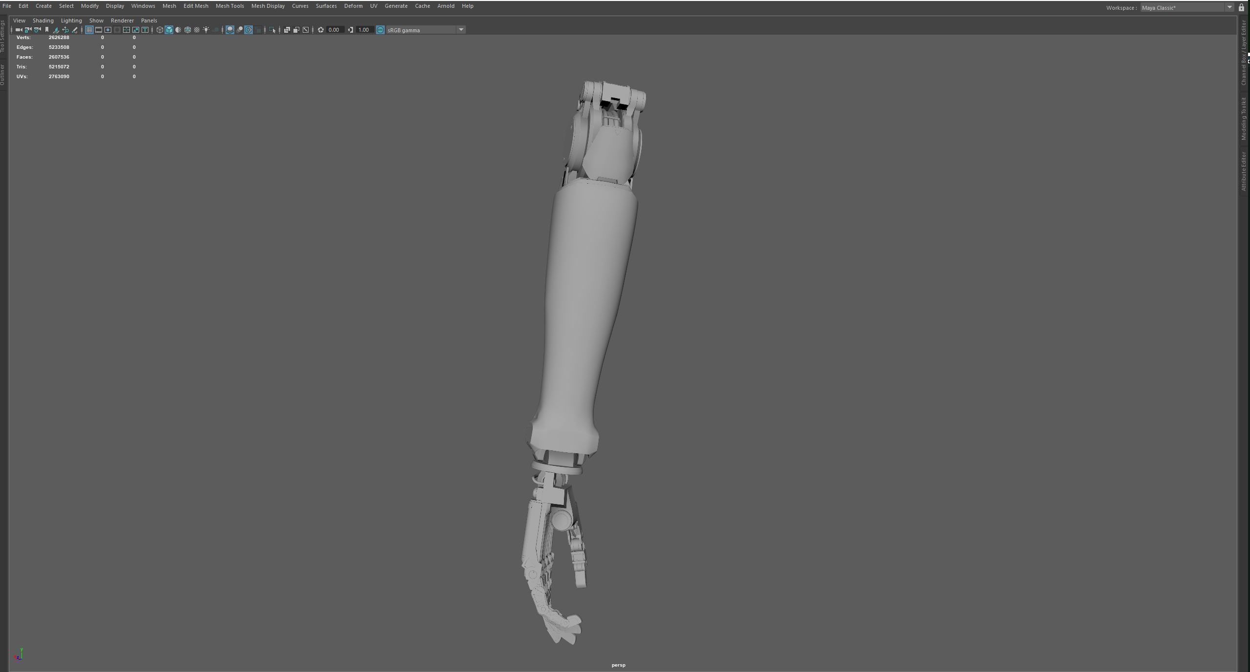 3D RobotArm with UVs 3D model | CGTrader