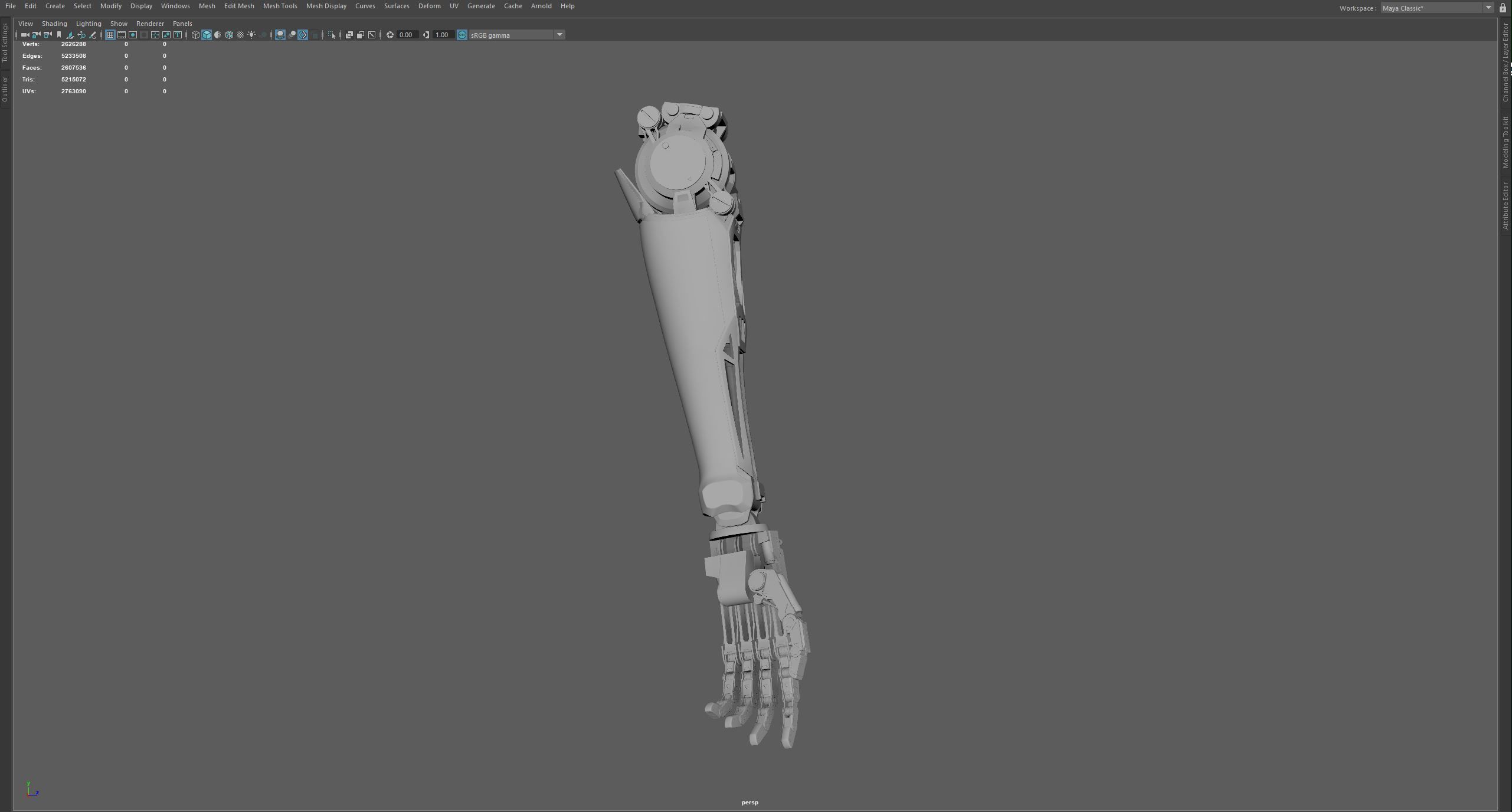 3D RobotArm with UVs 3D model | CGTrader