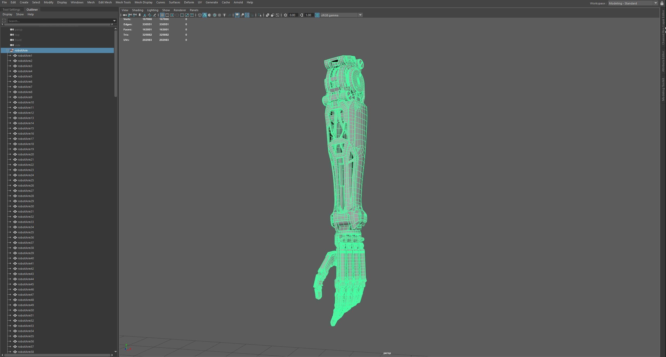 3D RobotArm with UVs 3D model | CGTrader