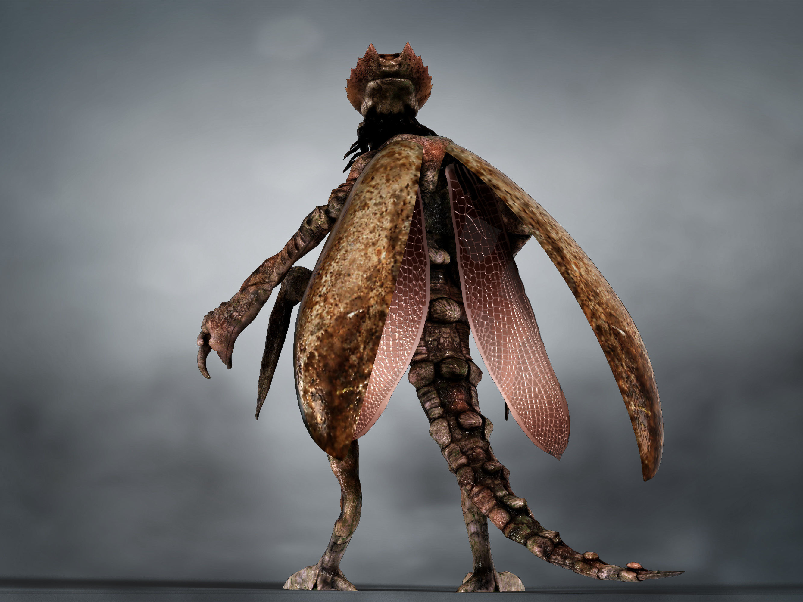3D model insectoid monster VR / AR / low-poly rigged | CGTrader
