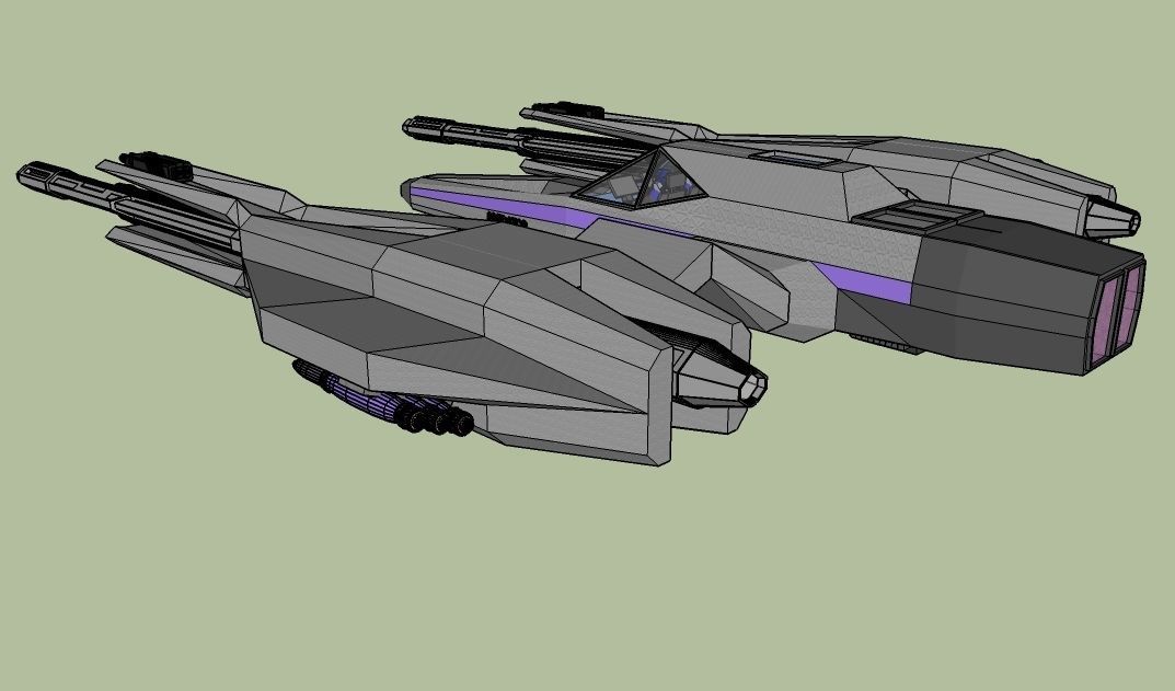 X 351 Predator - fighter free 3D model | CGTrader