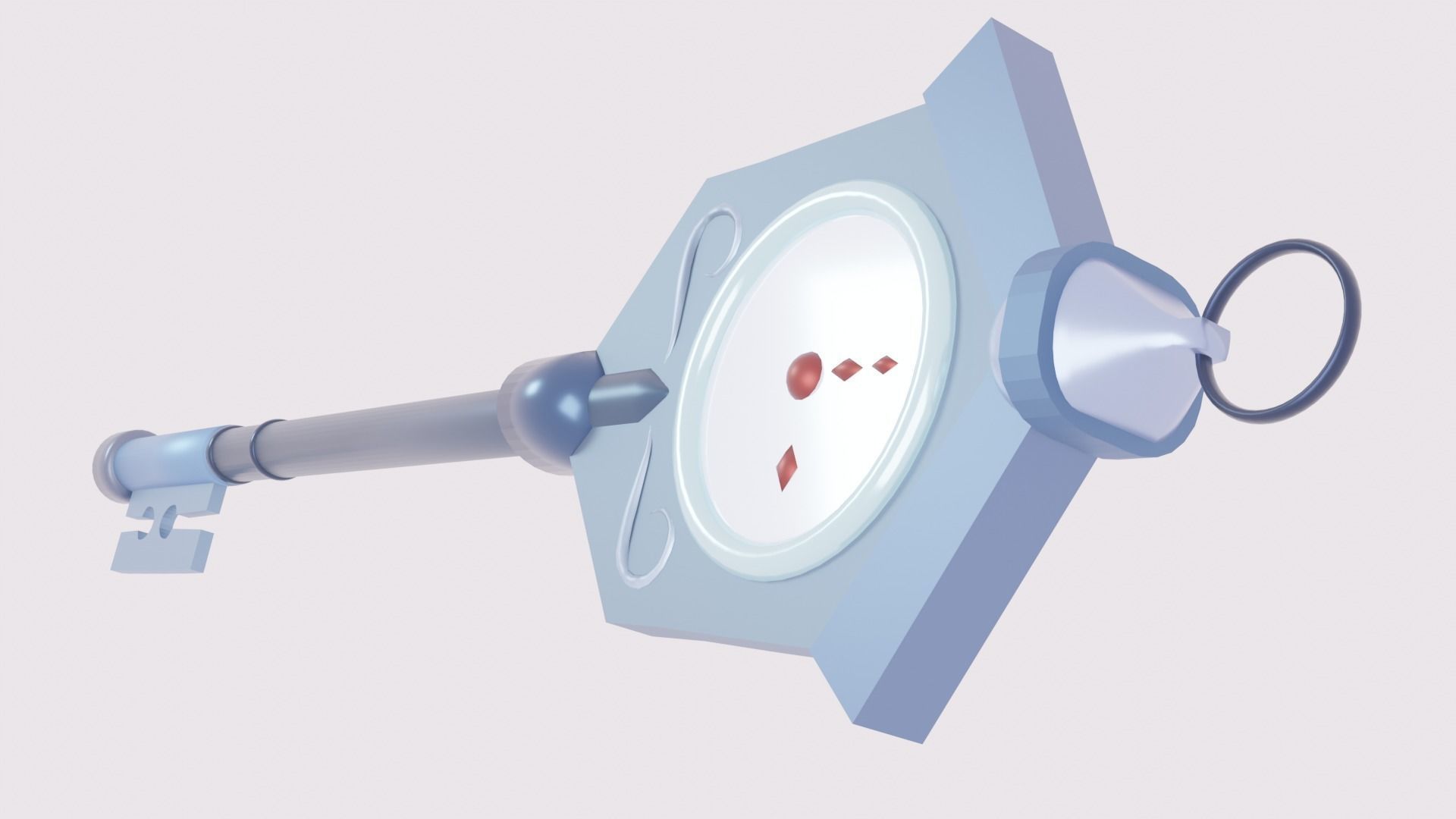 3D model Gate of the Clock Key VR / AR / low-poly | CGTrader