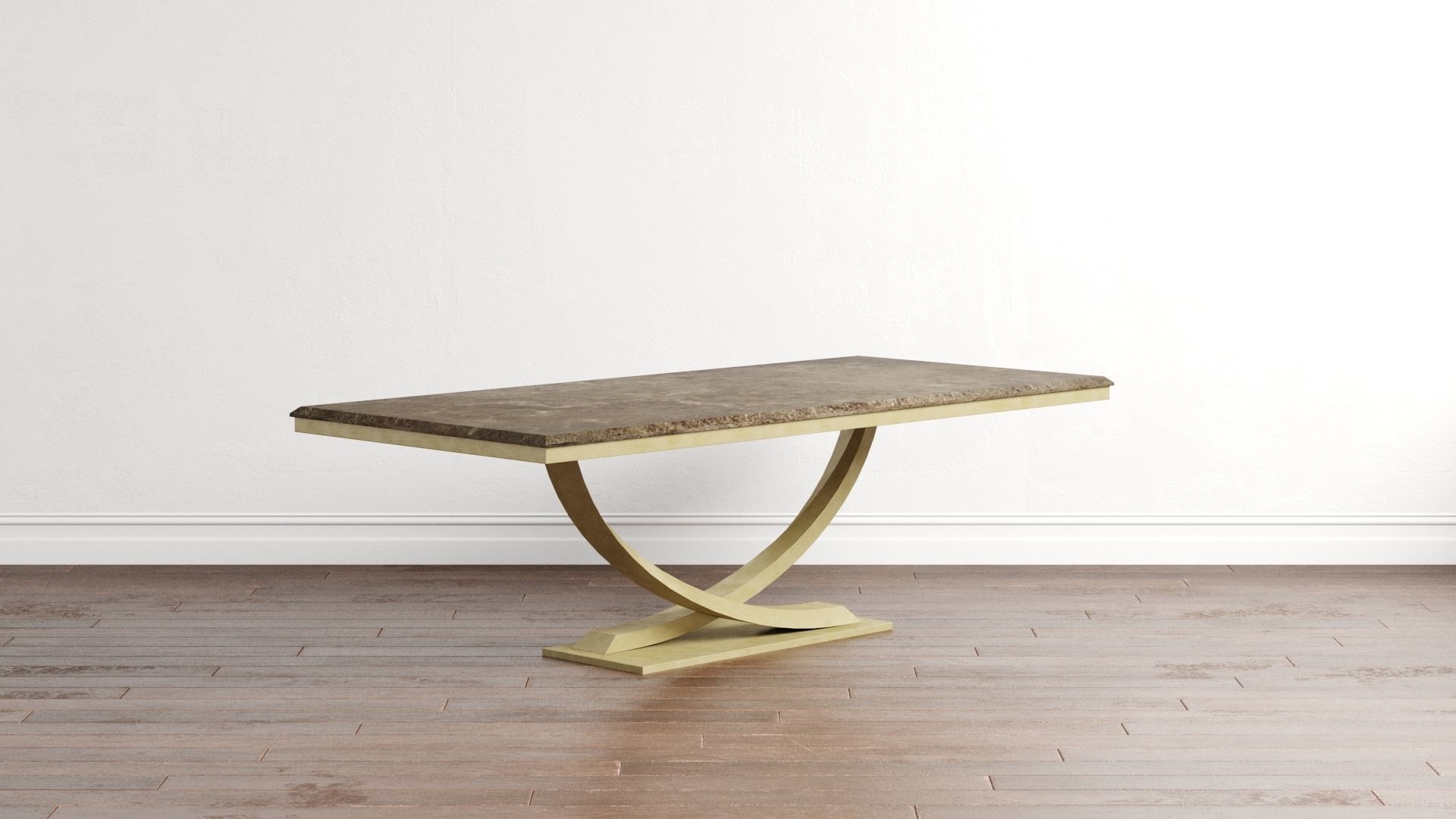 Hausmann Table by Hugues Chevalier 3D model | CGTrader