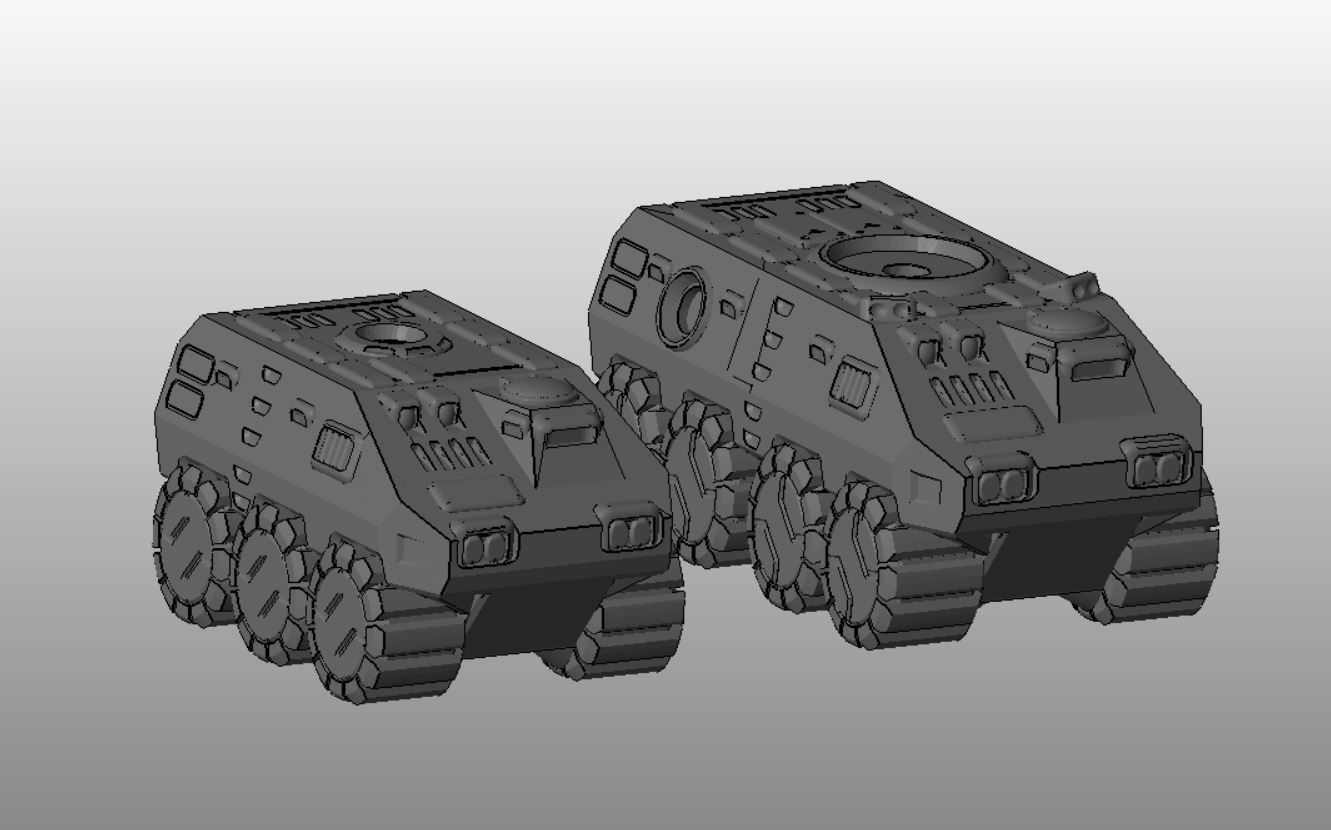 CHIBI-TECH SD - BLACK MAMMOTH MOBILE COMMAND 3D model 3D printable ...