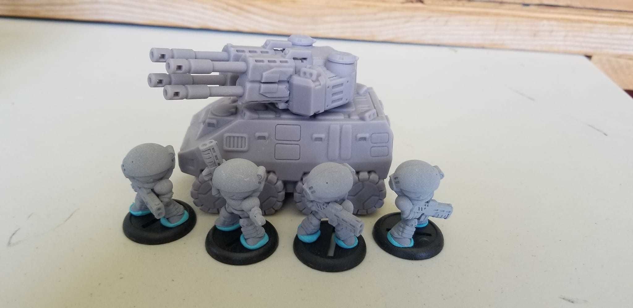 CHIBI-TECH SD - BLACK MAMMOTH MOBILE COMMAND 3D model 3D printable ...