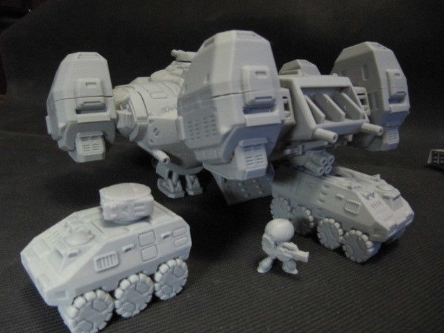 CHIBI-TECH SD - BLACK MAMMOTH MOBILE COMMAND 3D model 3D printable ...