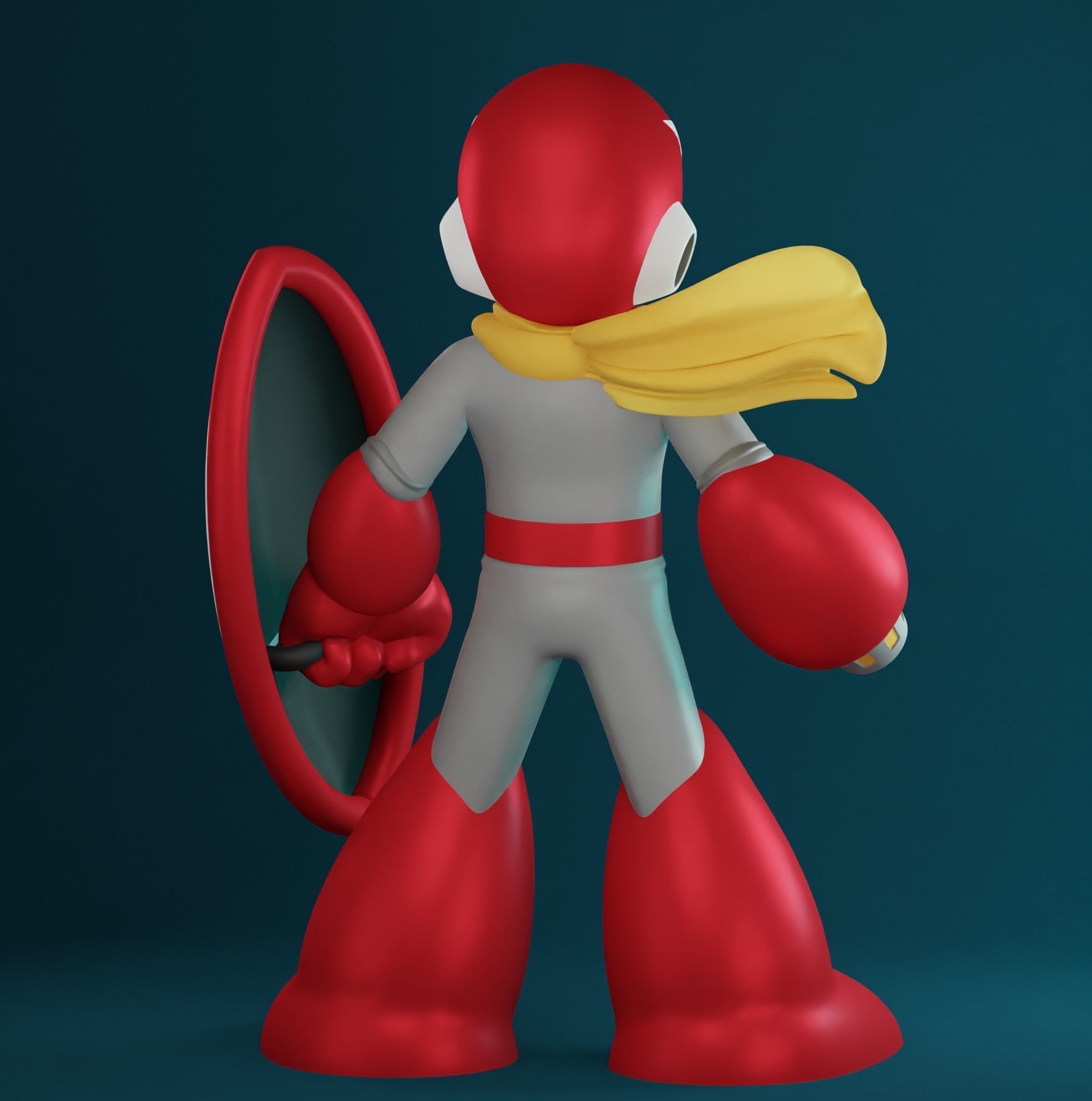 Blues Protoman Rockman MegaMan 3D model | CGTrader