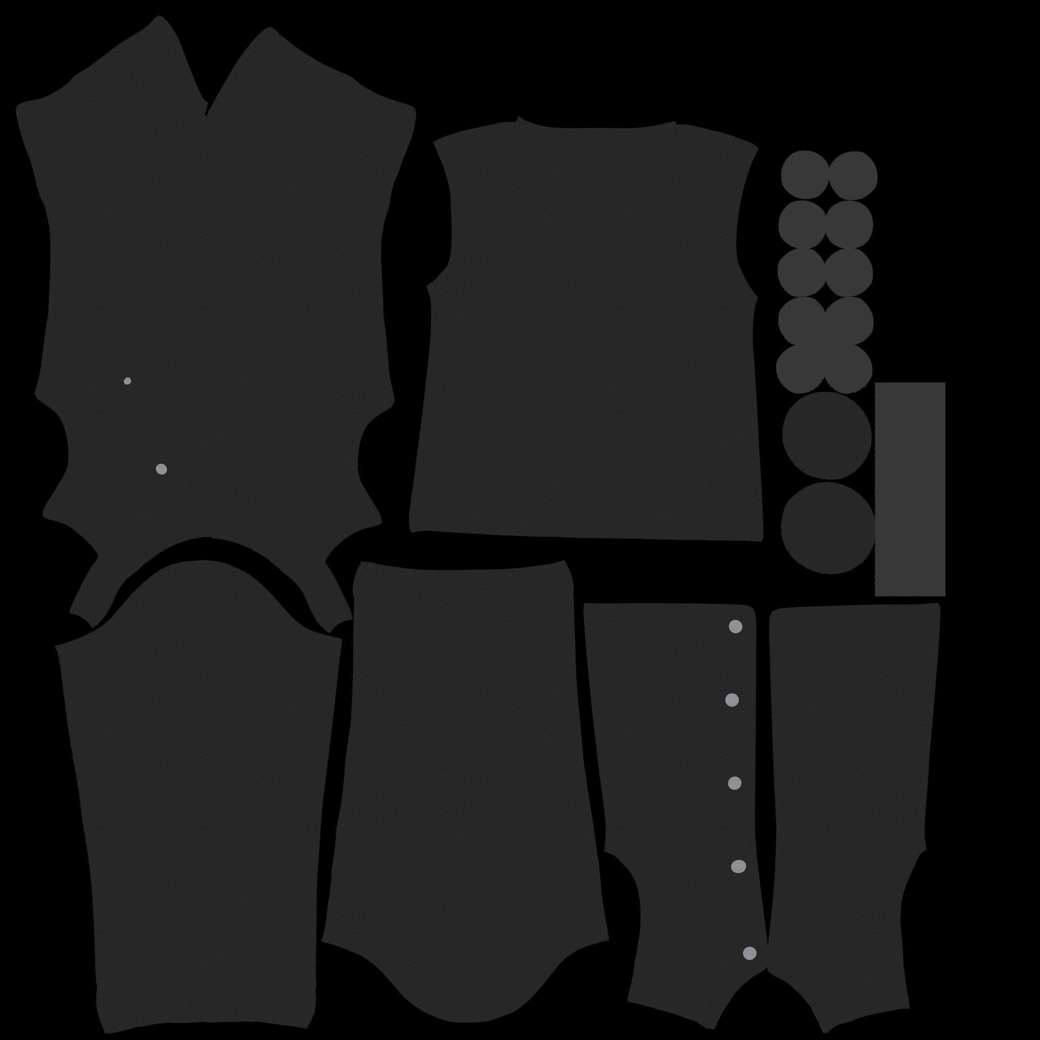 3D model Unbuttoned Cardigan Jacket With Shirt Under VR / AR / low-poly ...