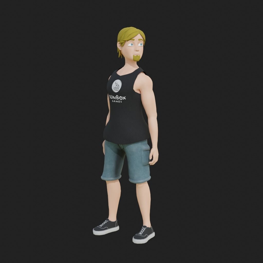 Stylized Customizable Avatar - Male - FREE free VR / AR / low-poly 3D ...