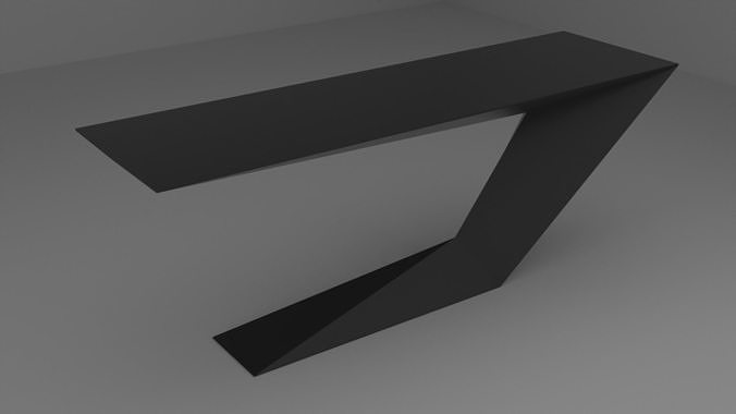 3D model Modern Gemoetric Table 01 VR / AR / low-poly | CGTrader