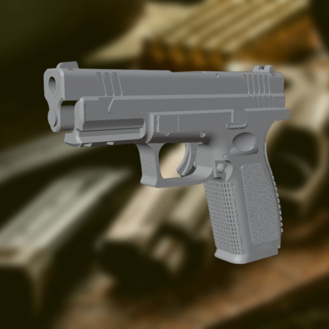 Springfield Armory XD 3D model 3D printable | CGTrader