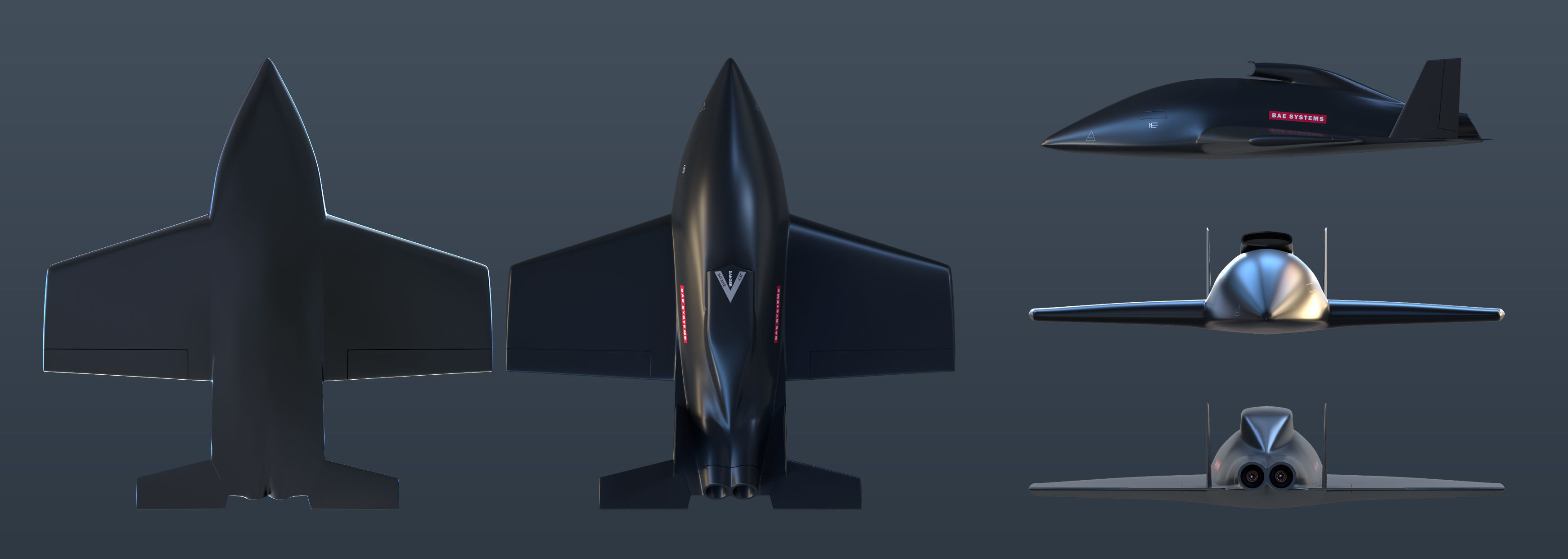 BAE UAS Concept 1 3D model | CGTrader