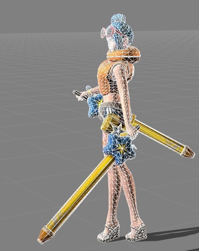 fanny Lifeguard Skin 3D model animated rigged | CGTrader