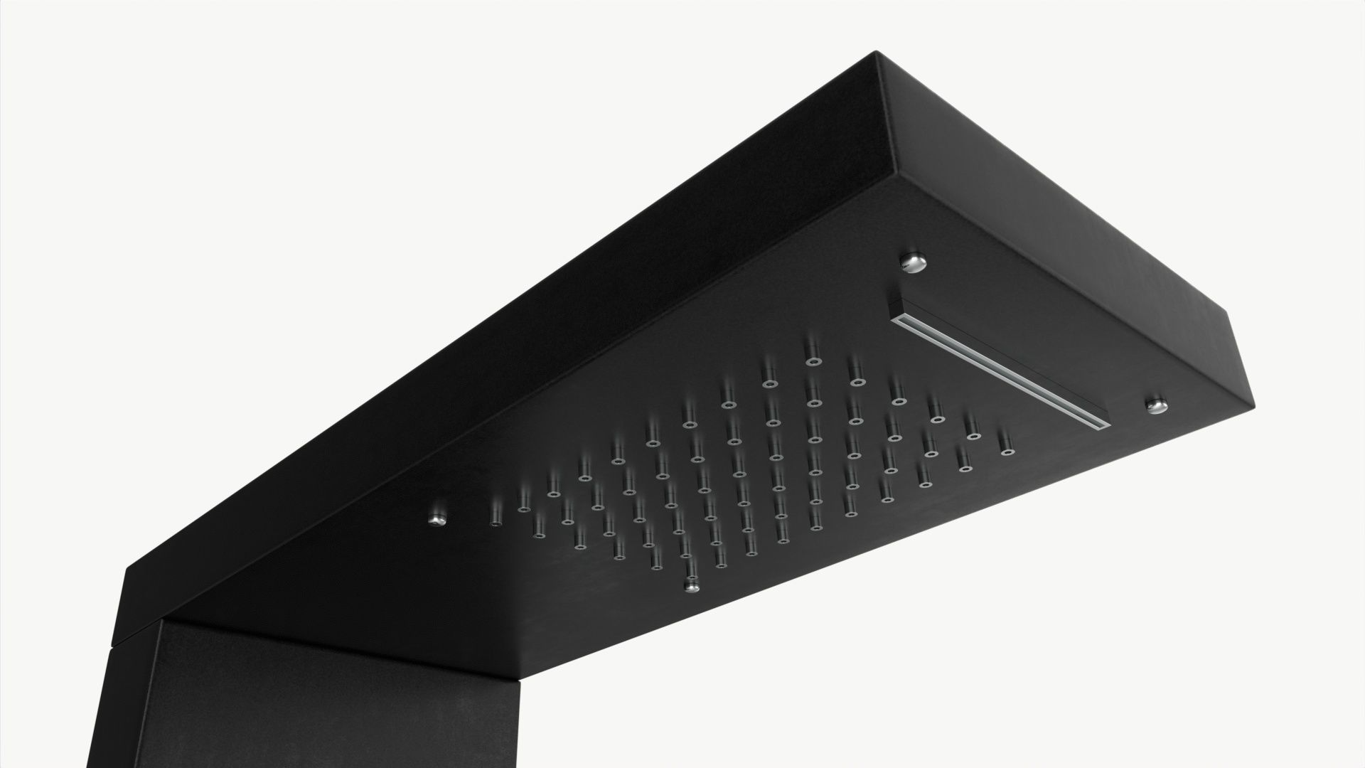 Panel Tower Faucet System With Display 01 3D model | CGTrader