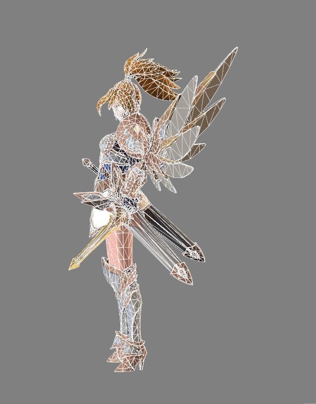 fanny Lightborn Ranger 3D model animated rigged | CGTrader