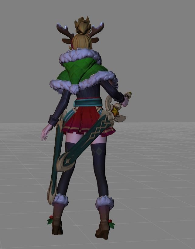 3D model fanny 3d mobile legends 07 VR / AR / low-poly | CGTrader