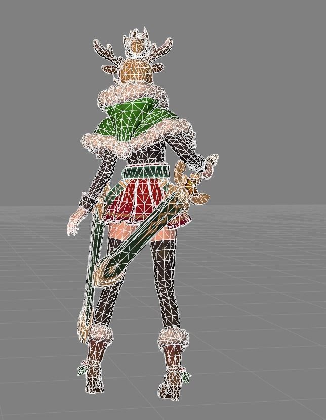 3D model fanny 3d mobile legends 07 VR / AR / low-poly | CGTrader