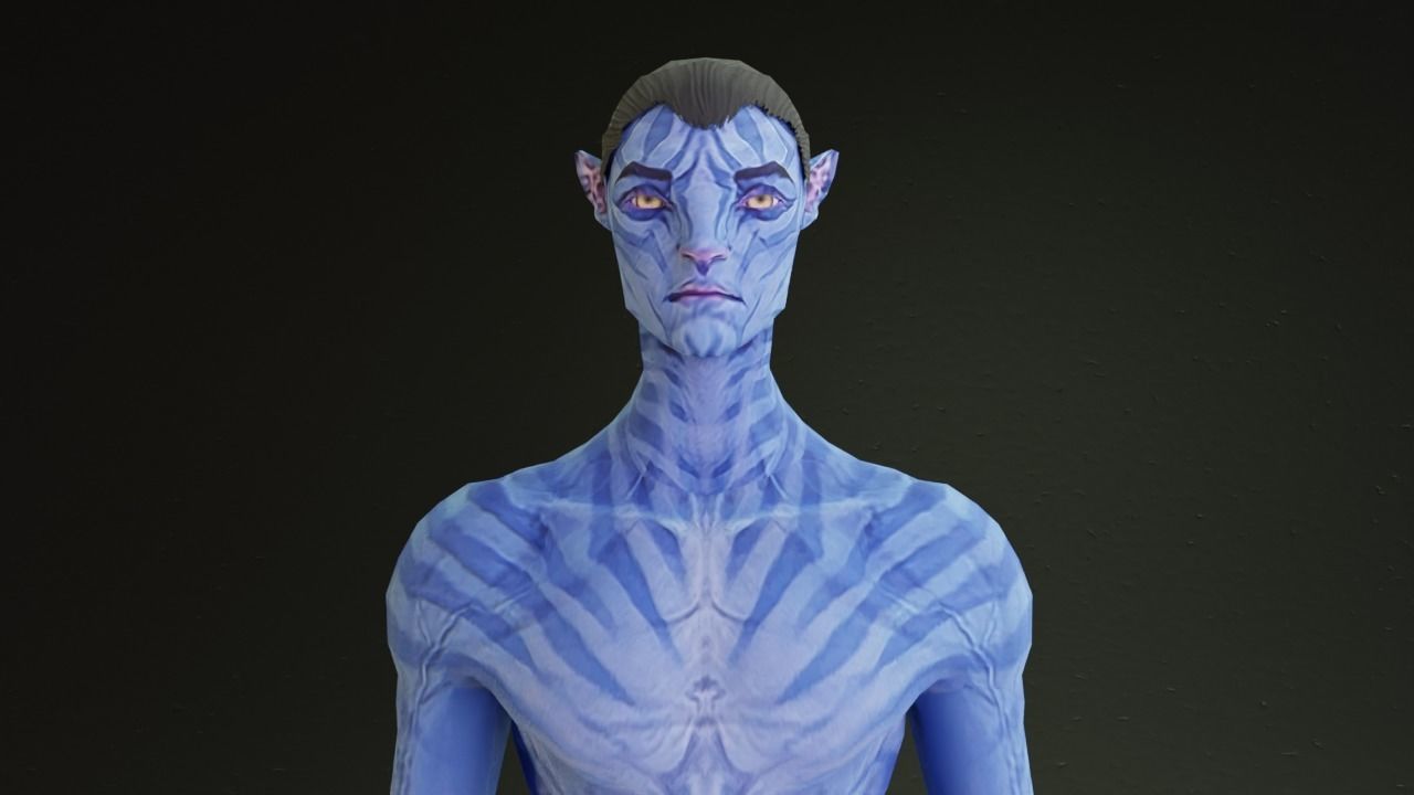 Avatar male and female character rigged 3D model rigged | CGTrader