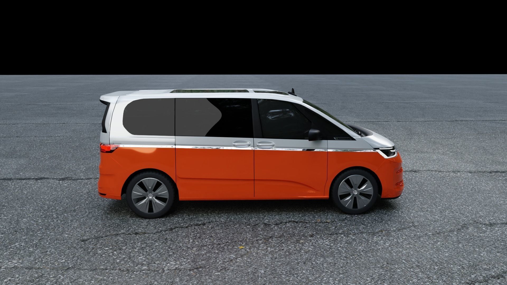 Volkswagen T7 Multivan 2022 3D model | CGTrader