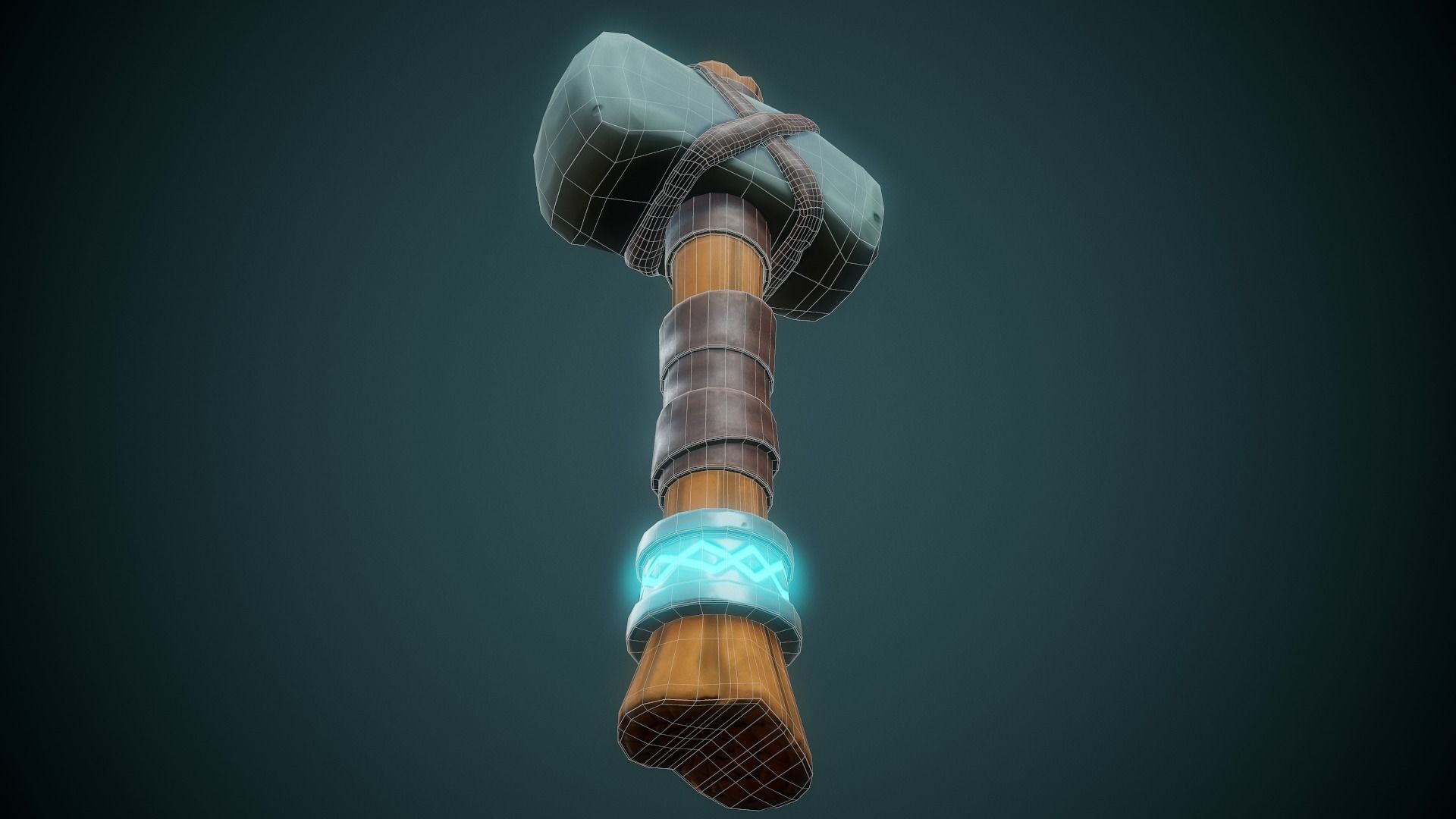 3D model Stylized Hammer - Tutorial Included VR / AR / low-poly | CGTrader