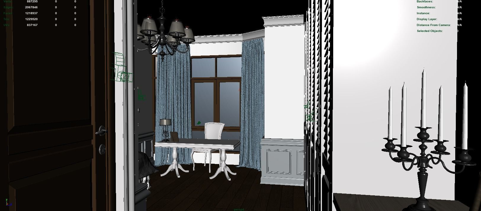 Grey Bedroom Interior Set free 3D model | CGTrader