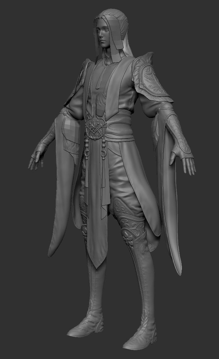 male witch 3D model | CGTrader