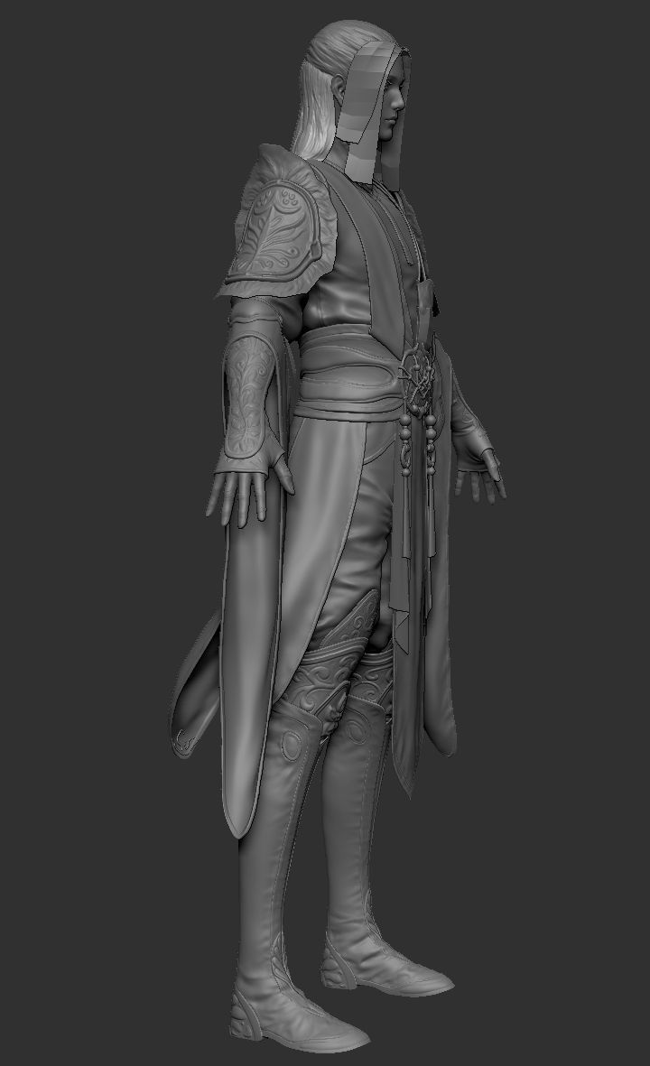 male witch 3D model | CGTrader