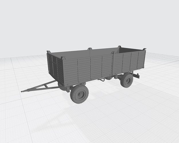 Big Trailer 3D model 3D printable | CGTrader