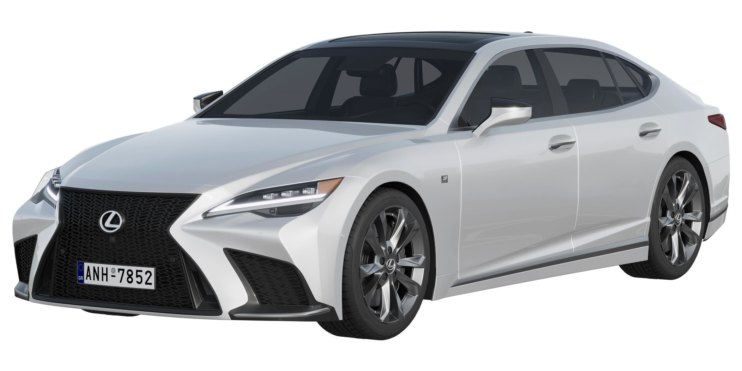 LEXUS LS F-Sport 2022 3D model | CGTrader