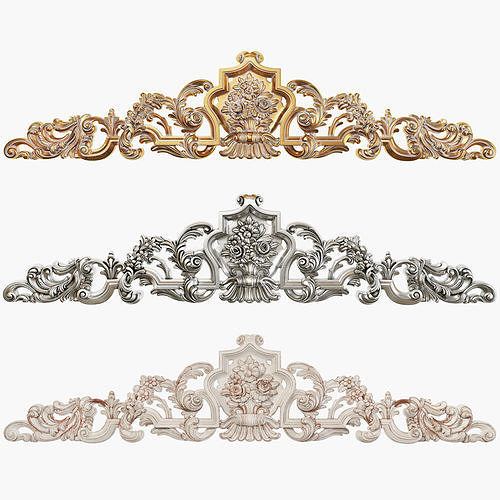 Classic carved 186 3D model | CGTrader