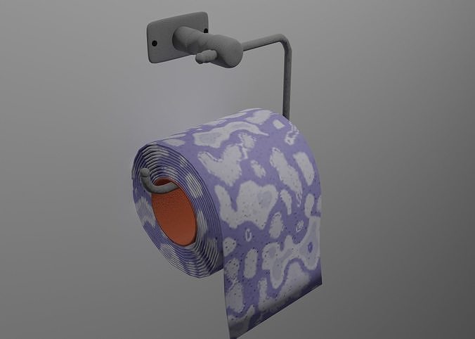 Toilet Paper Holder 3D model free VR / AR / low-poly 3D model | CGTrader