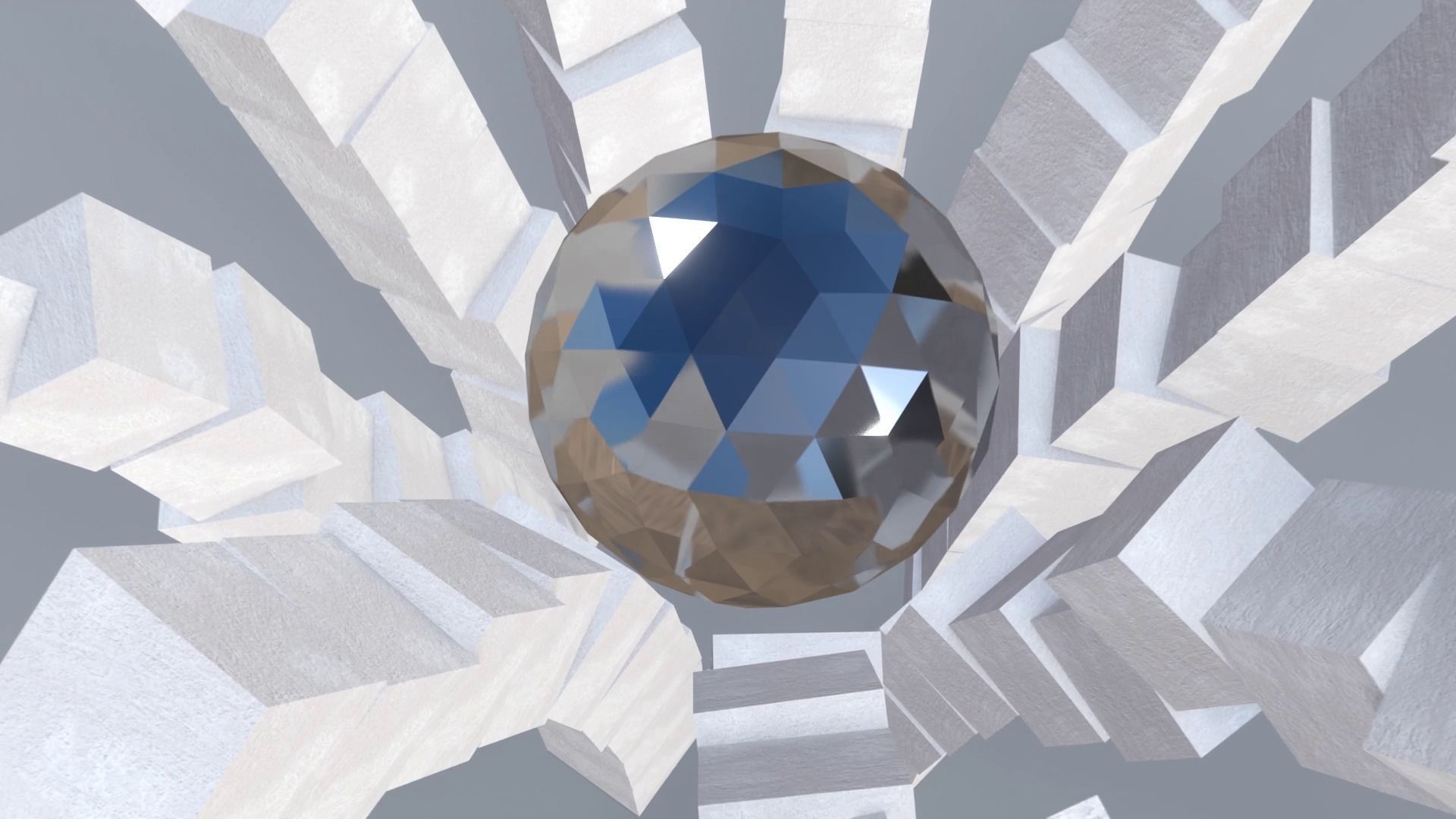 Rigid body animation with sphere 3D model animated | CGTrader