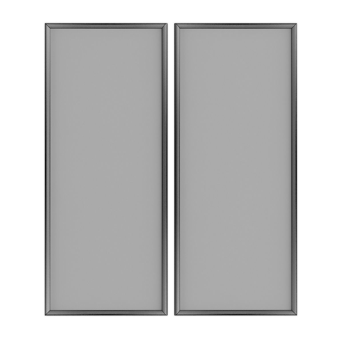 3D model Pictures902 set of four square frames VR / AR / low-poly ...