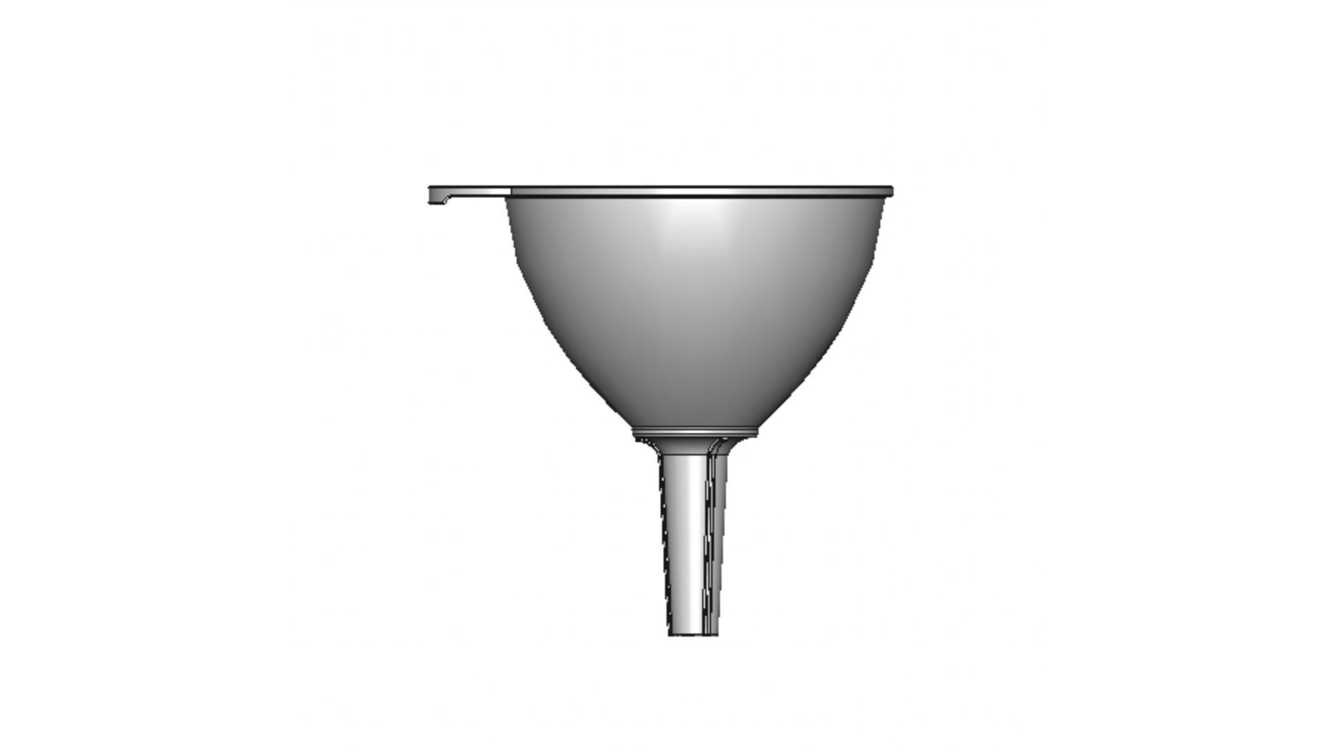 Funnel model metal 3D model | CGTrader