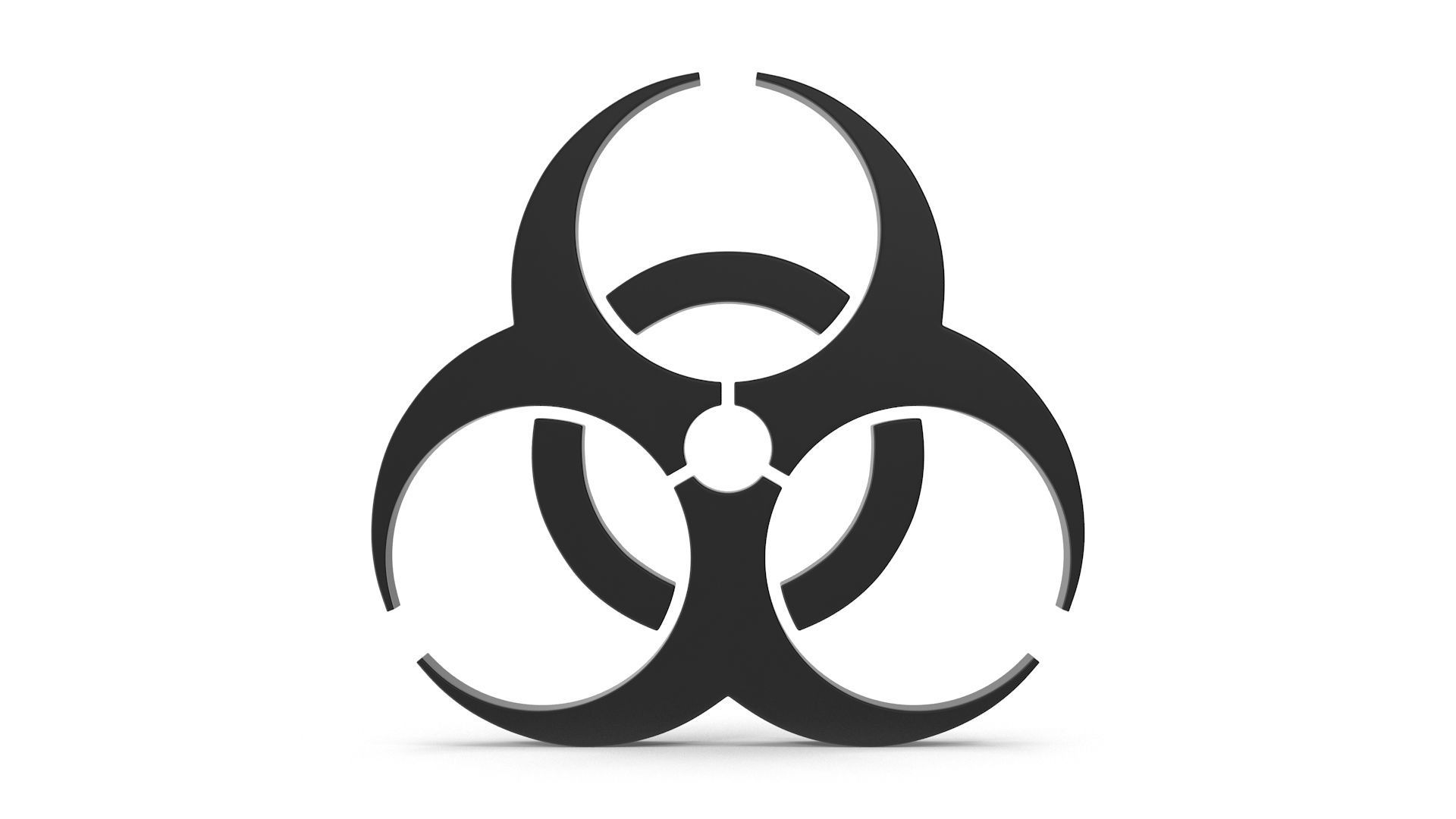 3D model Biohazard Icon VR / AR / low-poly | CGTrader