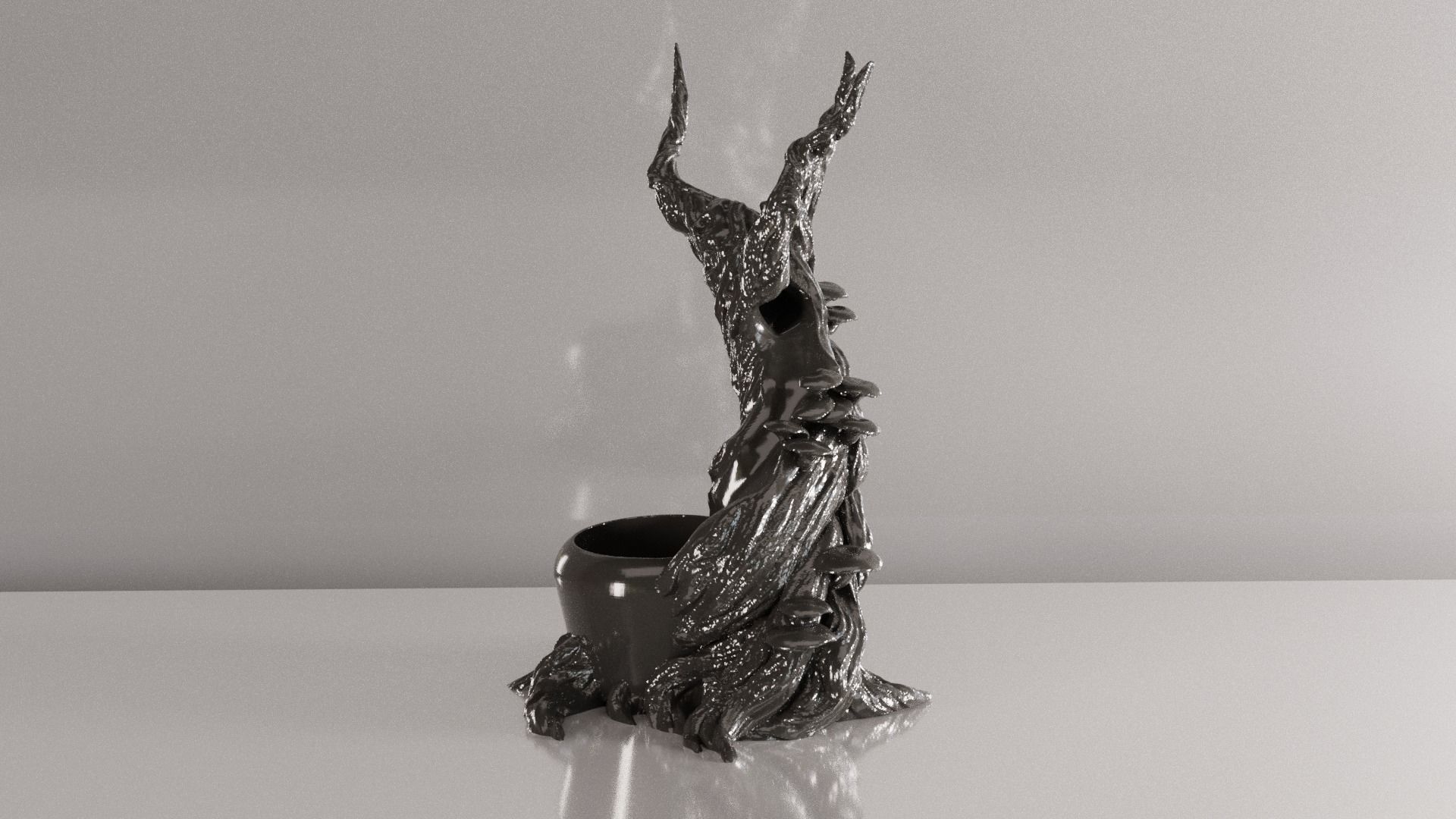 BackFlow Incense Burner Tree and Vase for 3D printing 3D model 3D ...