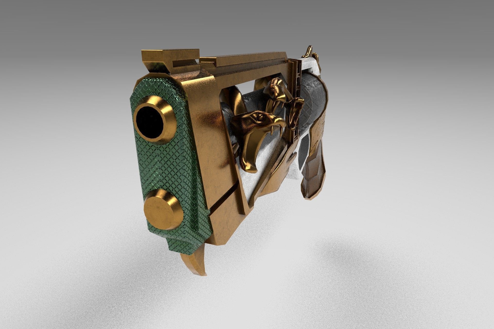 Revolver 3D model | CGTrader