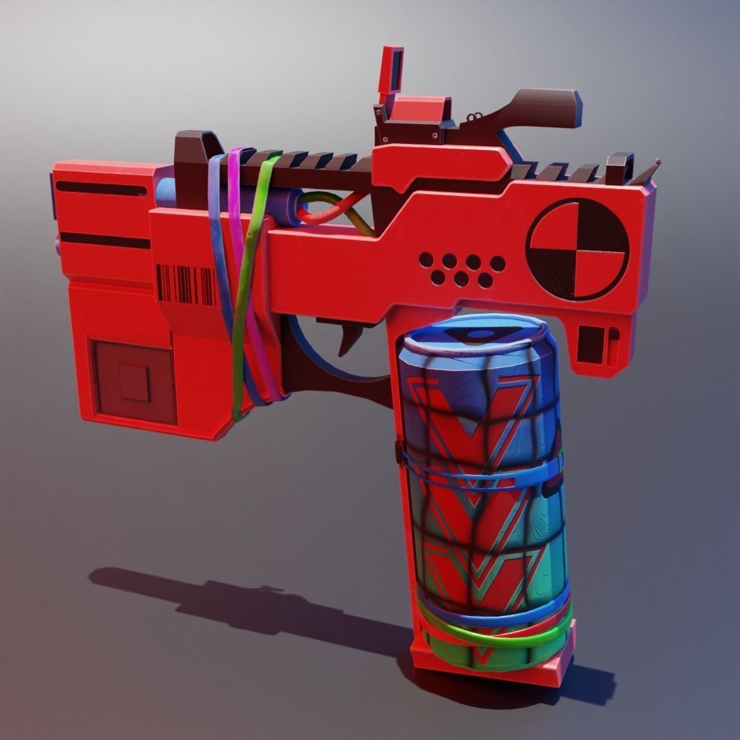 3D model Stylized Gun VR / AR / low-poly | CGTrader
