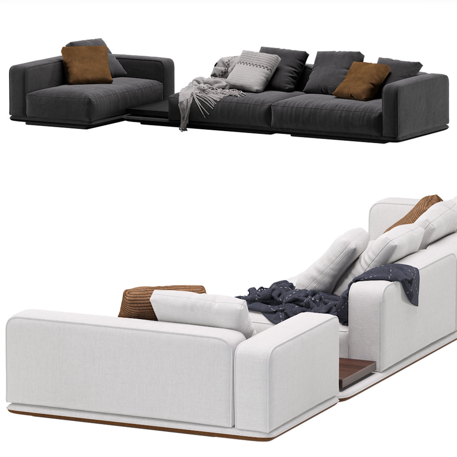 Minotti Horizonte Modular Sofa 3D model | CGTrader